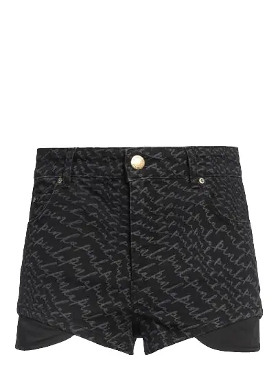 Pinko Denim Hot Pants - Black