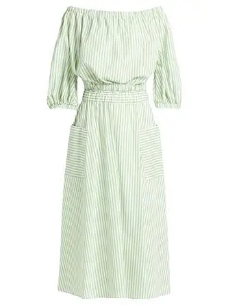 SHIRTAPORTER Striped Woven Co-ord - Green