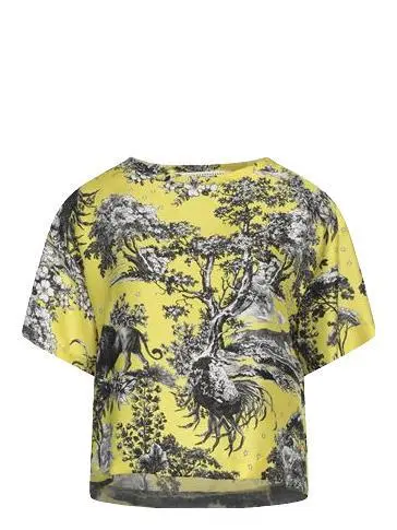 SHIRTAPORTER Floral-print Satin Top - Green