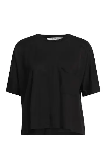 SHIRTAPORTER T-shirt In Viscose, Nylon, And Elastane - Black