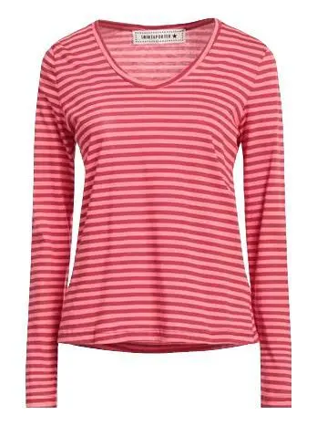 SHIRTAPORTER Striped Cotton-elastane T-shirt - Coral