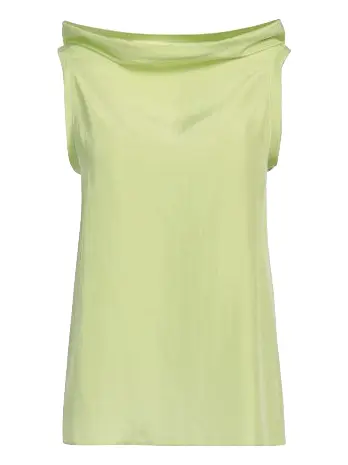 ALYSI Light Silk Top - Green