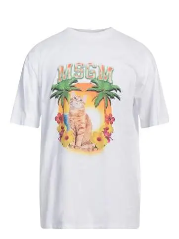 MSGM T-shirt Size Cotton - White