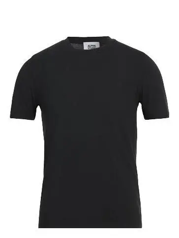 Alpha Studio T-shirt Size Cotton, Elastane - Black