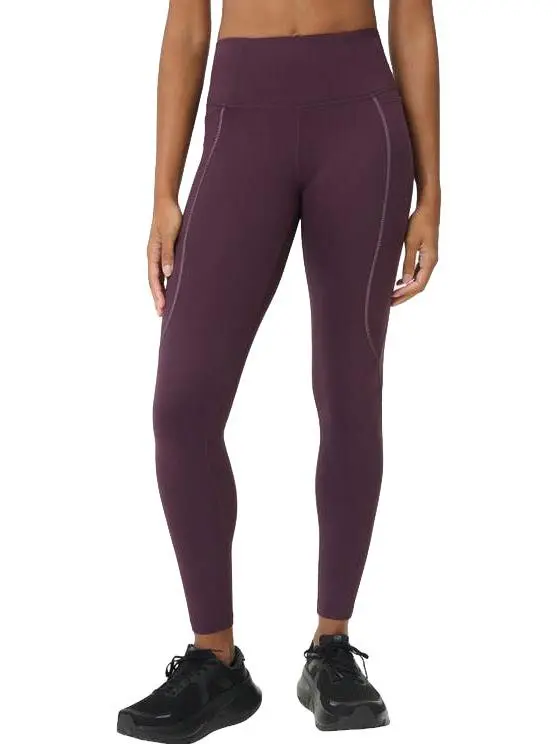 Sweaty Betty Therma Boost Pocketed 7/8 Running Leggings - Neptune Purple