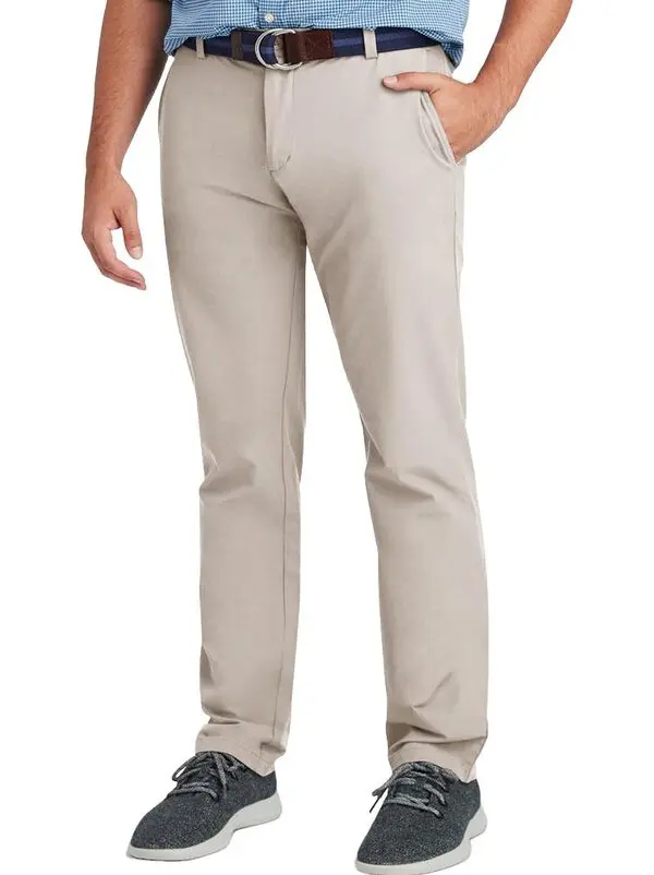 Vineyard Vines Big & Tall On The Go Performance Pants - Khaki