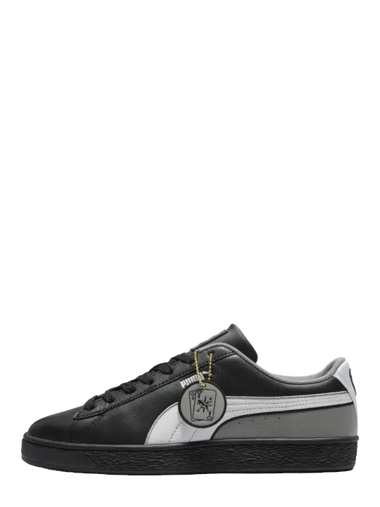 PUMA Basket Vegas Flagship Sneakers - Black-feather Gray-stormy Slate