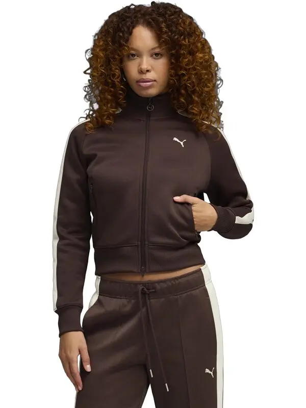 PUMA T7 Short Track Jacket - Brown