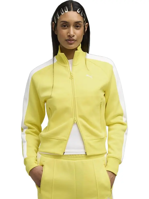 PUMA T7 Short Track Jacket - Yellow