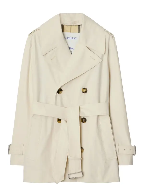 Burberry Double-breasted Trench Coat - Neutrals