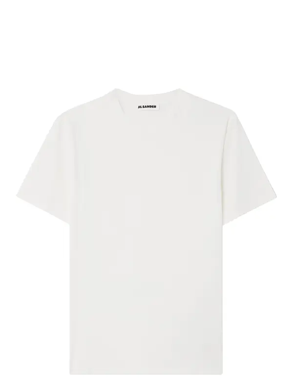 JIL SANDER Cotton-jersey T-shirt - White
