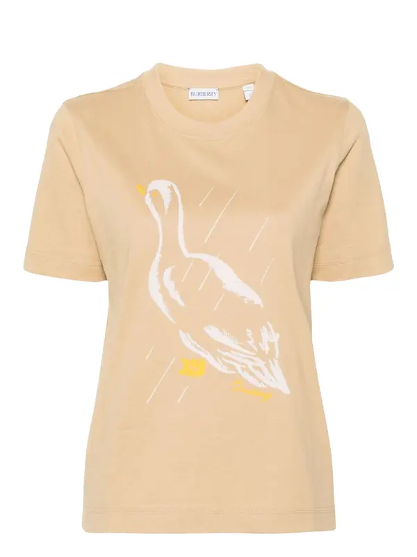 Burberry Duck T-shirt - Neutrals