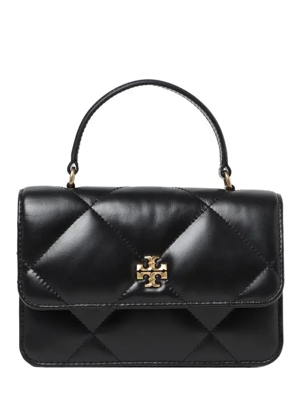 Tory Burch Quilted Flap Mini Bag - Black