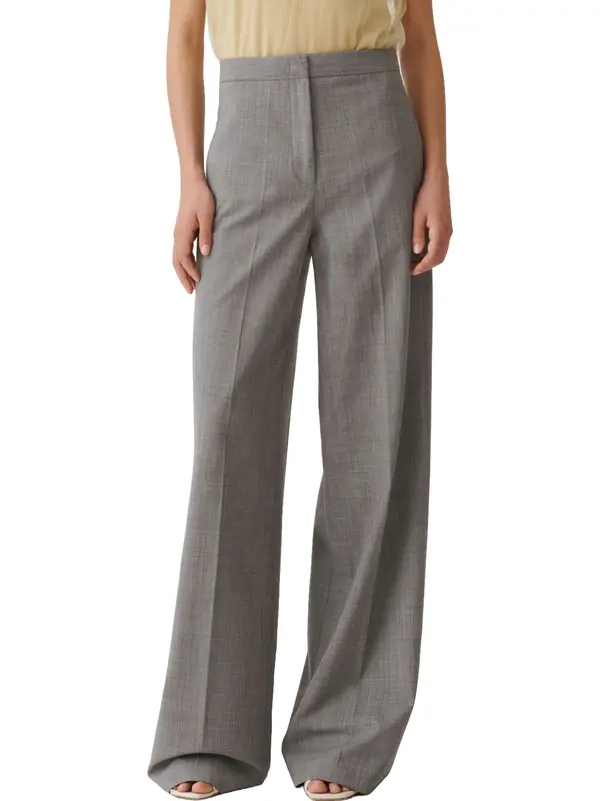 Fabiana Filippi Wide Leg Trousers - Grey
