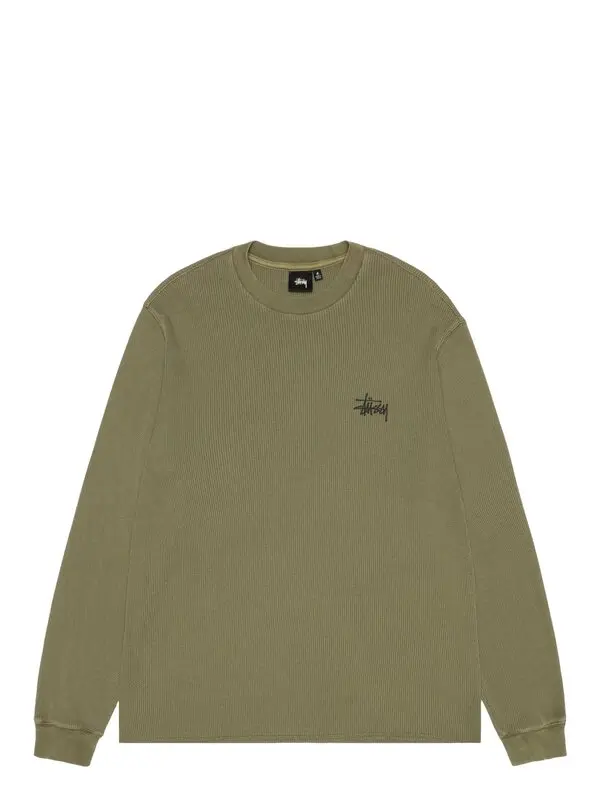 StÜssy Basic Stock Long-sleeve Thermal 'olive - Green