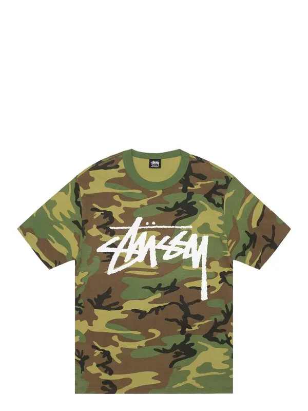 StÜssy Stock Camo Tee 'camo/white - Multicolor