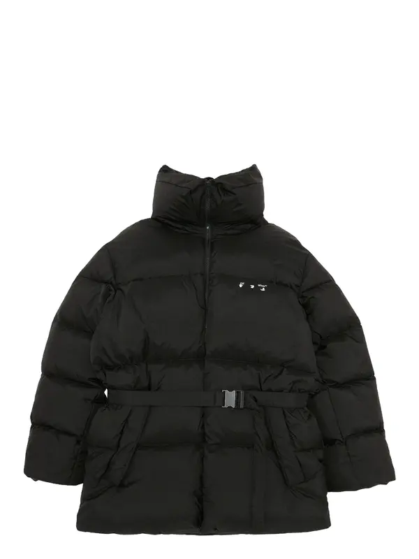 Off-White Puffer Down Jacket - Black