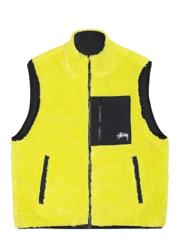 StÜssy Sherpa Reversible Vest - Multicolor