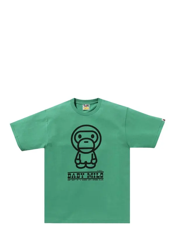 A BATHING APE Classic Baby Milo Tee - Green