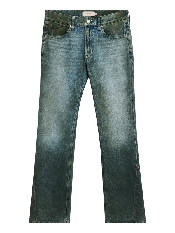 Hudson Jeans Walker Kick Flare Jeans - Coated Pine