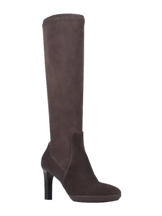 Aquatalia Rhumba Weatherproof Knee High Boot - Dark Brown