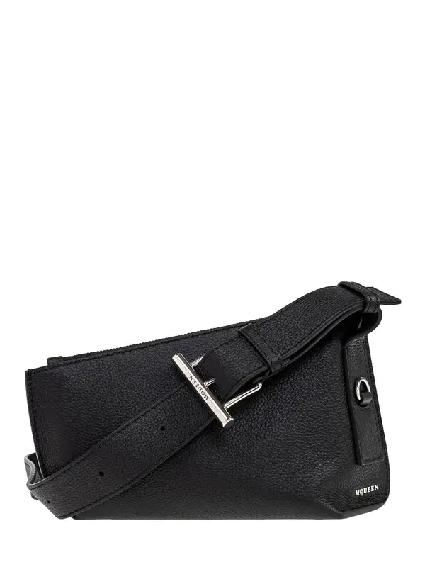 Alexander McQueen T-bar Sling Crossbody Bag - Black