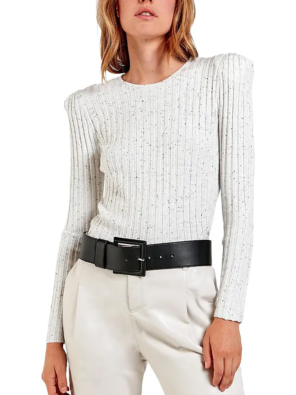 AS By DF Kelly Shoulder Top - White