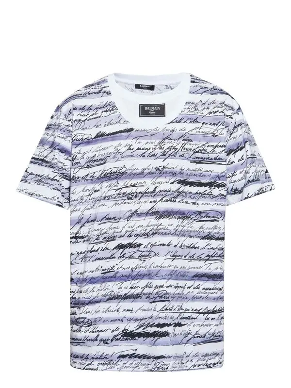 Balmain Love Letter T-shirt - White