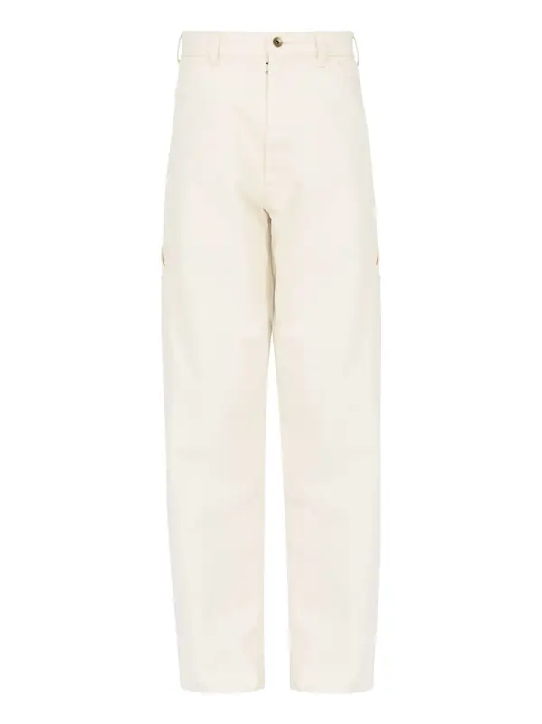 MAISON MARGIELA Cotton Jeans - Neutrals