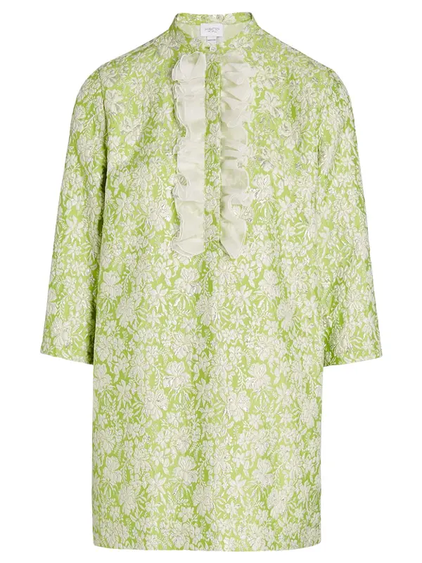 Giambattista Valli Floral Mini Dress - Green