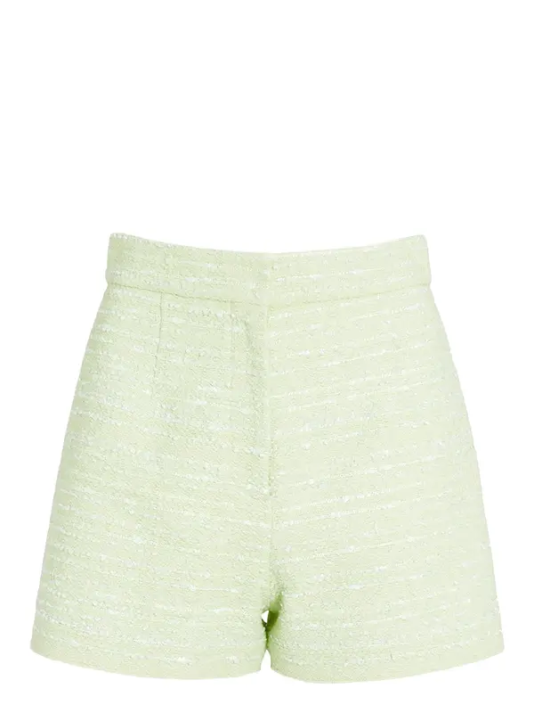 Giambattista Valli Tweed Shorts - Green