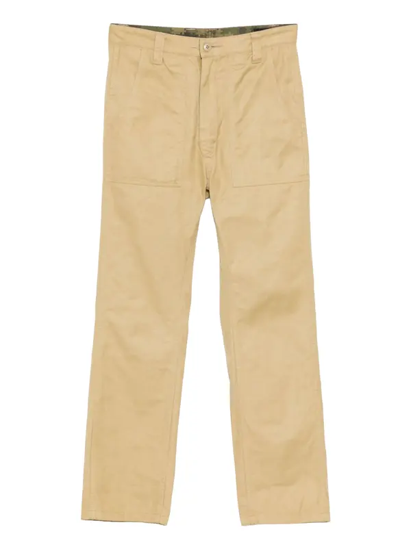 PEACE AND AFTER Straight-leg Trousers - Brown