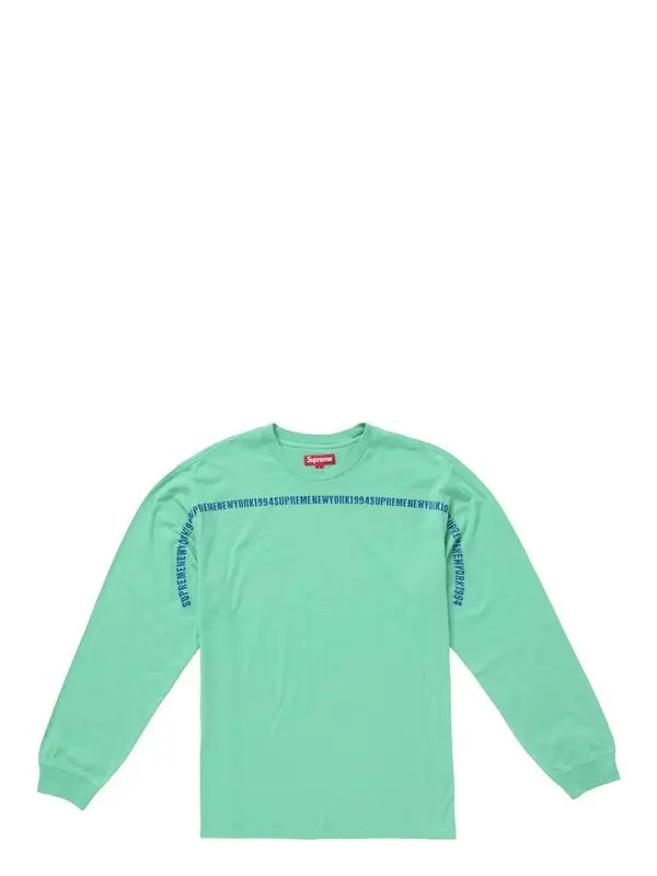 Supreme Intarsia Stripe Long Sleeve Top Bright - Green