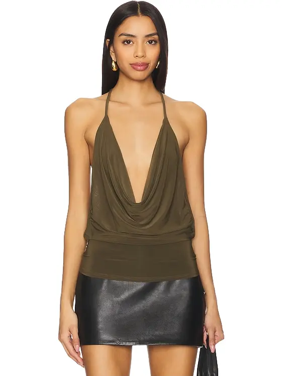 BELLA VENICE Elsa Top - Olive