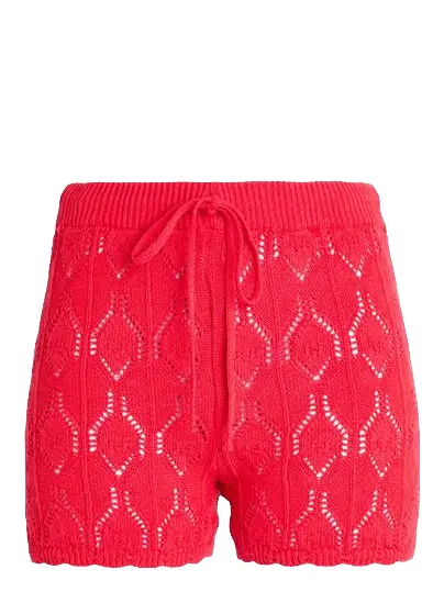 VICOLO Knitted Shorts - Red