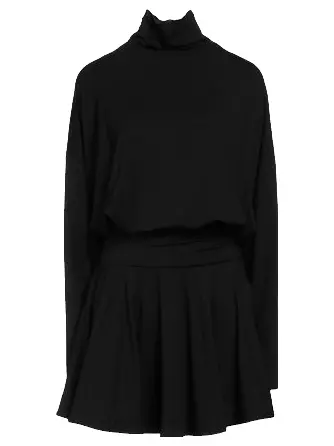 Pinko Mini Flared Dress - Black