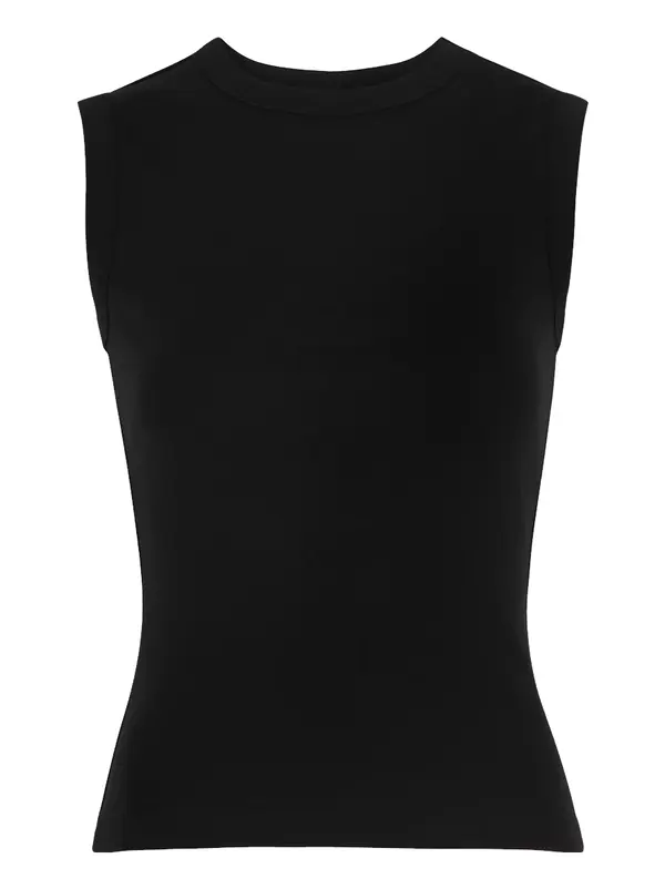 FLORE FLORE Esme Cotton Tank - Black