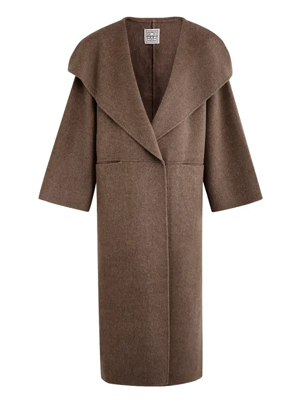 TOTEME Wool And Cashmere-blend Coat - Brown Light