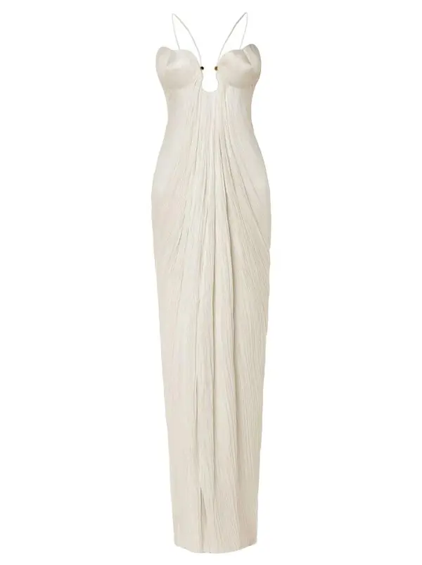 MARIA LUCIA HOHAN Lissandra Gown - Neutrals