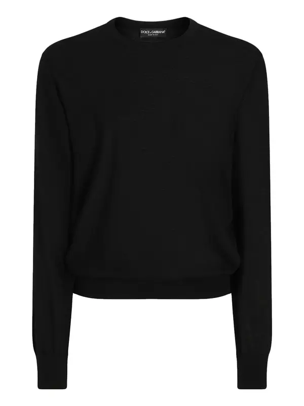 Dolce & Gabbana Ribbed Sweater - Black