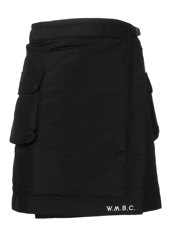 WHITE MOUNTAINEERING Wrap Cargo Shorts - Black