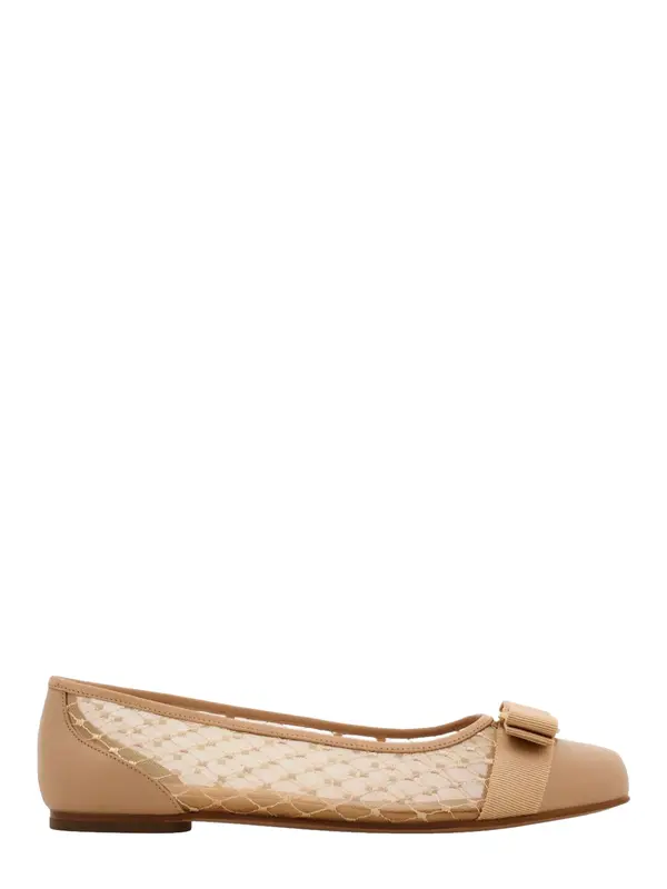 FERRAGAMO Varina Ballerinas - Neutrals