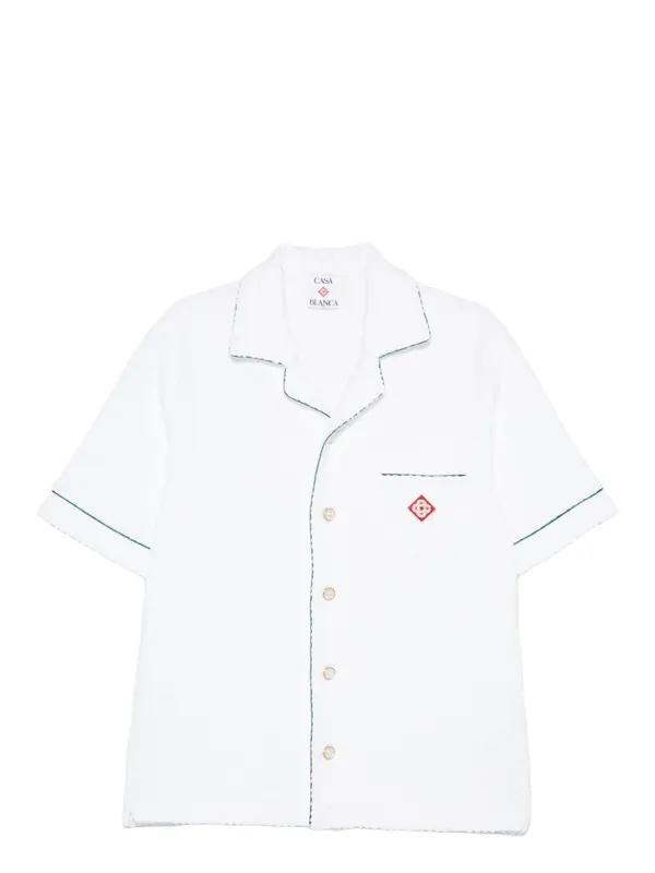 Casablanca Monogram Towelling Shirt - White