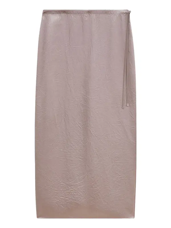 Filippa K Crinkled Pencil Skirt - Neutrals