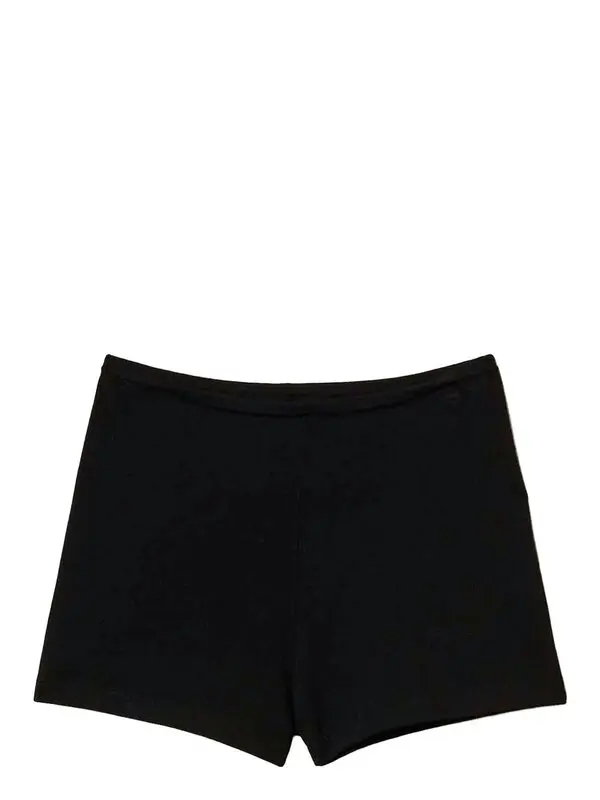 TWINSET Fitted Fine-knit Shorts - Black