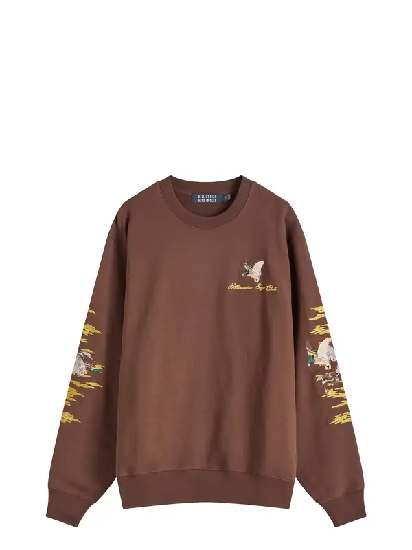 BILLIONAIRE BOYS CLUB Duck Embroidered Sweatshirt - Brown