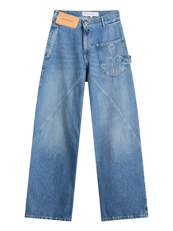 JW Anderson Twisted Workwear Jeans - Light Blue