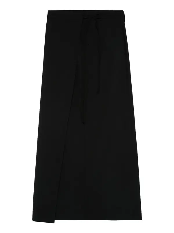 MAISON MARGIELA Wool Wrap Skirt - Black
