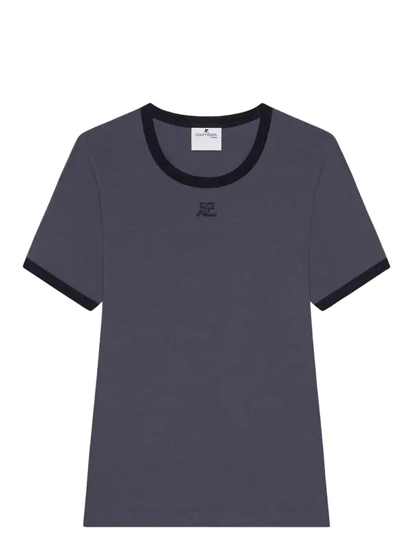 COURREGES Signature T-shirt - Grey
