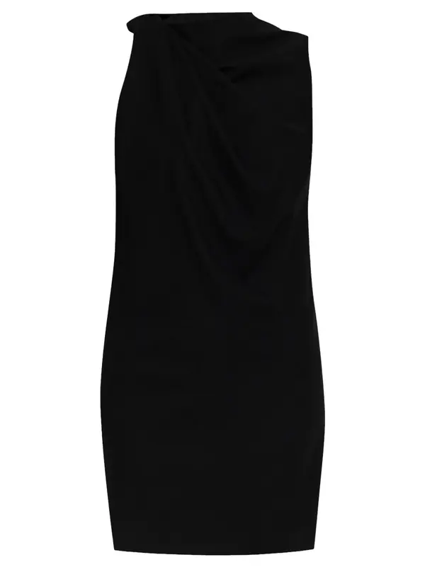 Alexander McQueen Wool Mini Dress - Black